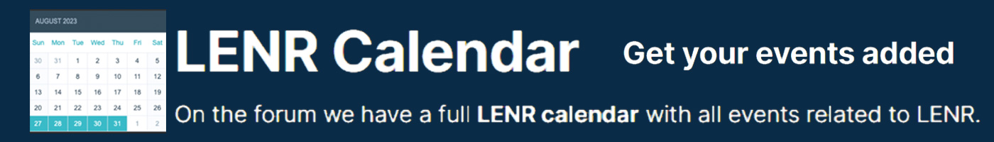 LENR Forum August 2025 Newsletter - LENR News