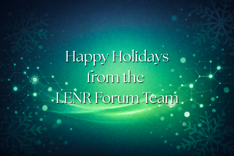 LENR Forum December 2025 Newsletter - LENR News